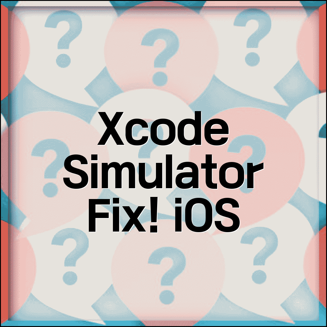 Xcode 시뮬레이터 오류 해결 | iOS Simulator 실행 오류